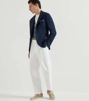 Brunello Cucinelli Cashmere-silk-linen V-neck Cardigan