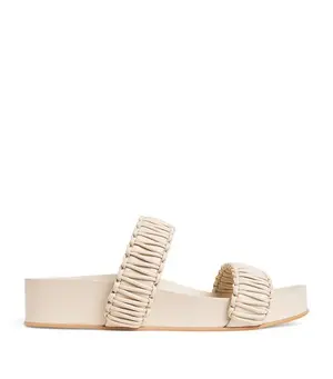 JOSEPH Leather Braided Isha Sandals
