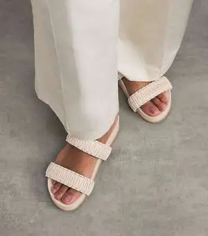 JOSEPH Leather Braided Isha Sandals