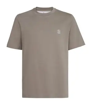 Brunello Cucinelli Cotton Logo T-shirt