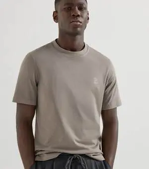 Brunello Cucinelli Cotton Logo T-shirt