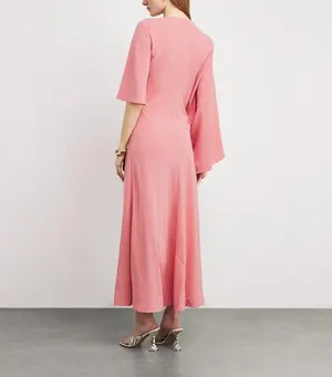 JOSEPH Satin Joya Maxi Dress - Pink