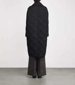 JOSEPH Diamond Quilted Penny Coat