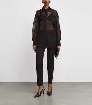 JOSEPH Corded Lace Nyla Blouse