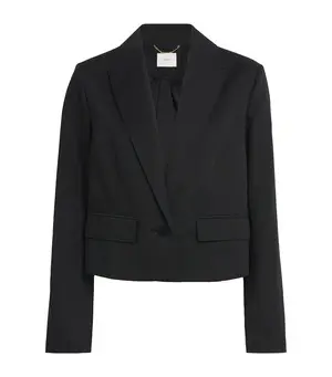 JOSEPH Cotton-linen Elias Jacket - Black