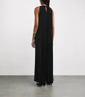 JOSEPH Pleated Chenes Maxi Dress