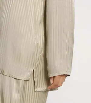 Hanro Stripe Long-sleeve Pyjama Shirt