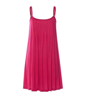 Hanro Cotton Juliet Mini Nightdress - Red