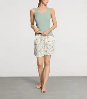 Hanro Stretch-cotton Sleep & Lounge Tank Top