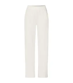 Hanro Stretch-cotton Easy Living Trousers - Ivory