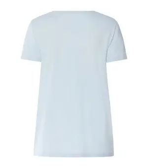 Hanro Cotton-modal Short-sleeve T-shirt - Blue