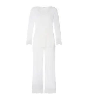 Hanro Lace Trimmed Sleepwear For Women