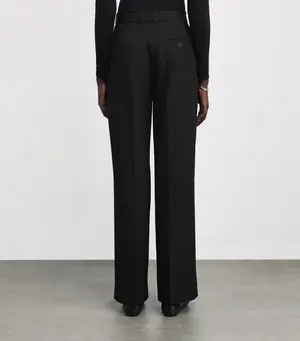 JOSEPH Stretch-gabardine Yukio Trousers - Black