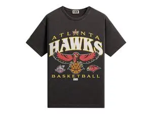 Kith Nba Allstar Atlanta Hawks Vintage Tee Shirt Black