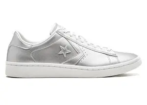 CONVERSE Pro Leather Low - Silver/white