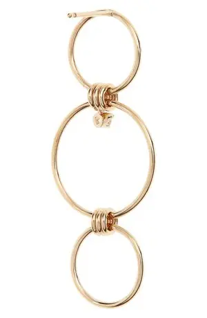 Zoe Chicco Triple Circle Drop Earrings