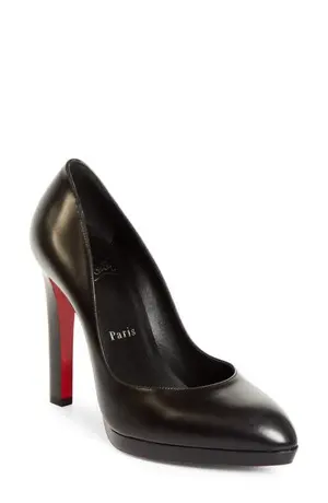 CHRISTIAN LOUBOUTIN Fannylove Alta Pump - Black