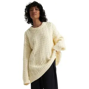 Callahan Mia Cableknit Sweater - Creme