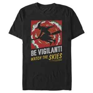 WICKED: FOR GOOD Wicked For Good Elphaba Watch The Skies T Shirt - Black