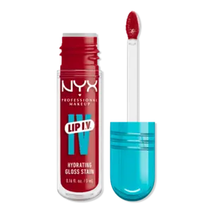NYX PROFESSIONAL MAKEUP Lip Iv Hydrating Gloss Stain Cherry Drenched