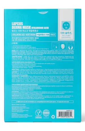 LAPCOS Derma Hyaluronic Acid Hydrating Sheet Mask
