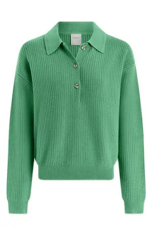 Varley Marlie Half Placket Knit Polo Sweater