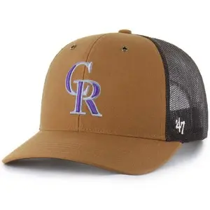 CARHARTT X 47 Carhartt X '47 Colorado Rockies Trucker Adjustable Hat - Brown
