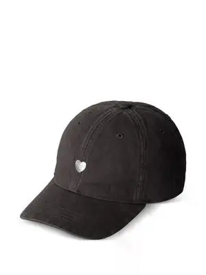 Carhartt Work In Progress Heart-appliqué Baseball Cap - Black