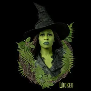 WICKED: FOR GOOD Elphaba Forest Portrait Short Sleeve Graphic T-shirt