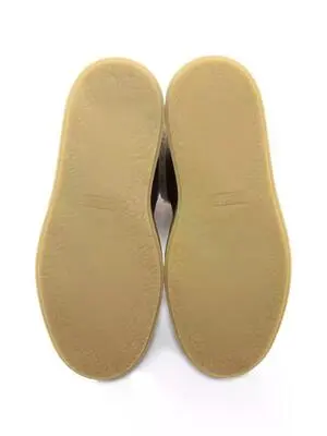 Hermès 2010s Hemisphere Shearling Buckle Boots