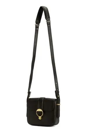 Barbour Leather Crossbody Bag - Black