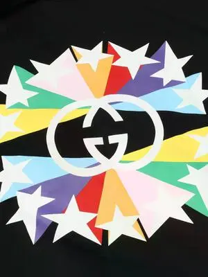 Gucci 2010s Interlocking G Star Hoodie