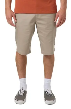 O'Neill Redwood Relaxed Fit Chino Shorts - Khaki