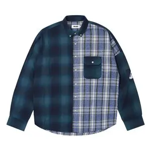 PALACE Patchy Flannel Shirt - Blue