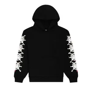 SP5DER Stone Hoodie - Black