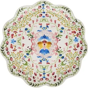 JULISKA Sofia Dessert/salad Plate - Multi Pink