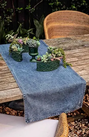 JULISKA Denim Table Runner