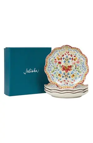 JULISKA Sofai Set Of 4 Side/cocktail Plates