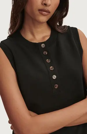 Varley Marla Button Placket Tank