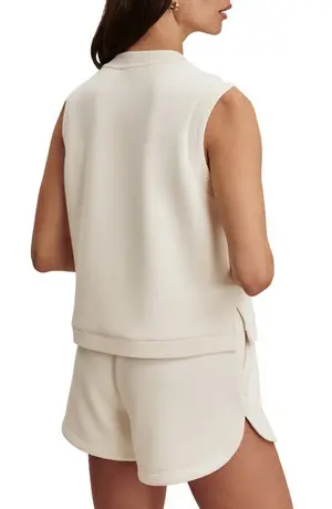 Varley Marla Button Placket Tank - Pristine