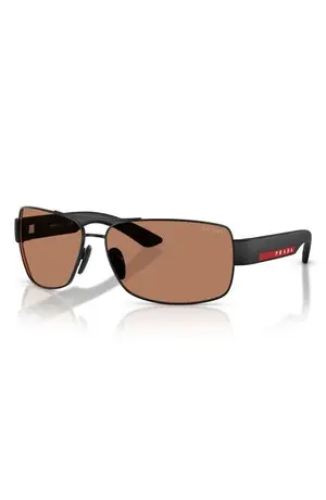 Prada 65mm Shield Sunglasses