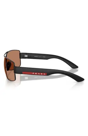 Prada 65mm Shield Sunglasses