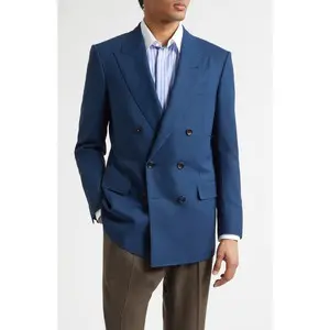 TOM FORD Multiplies Double Breasted Wool Blazer