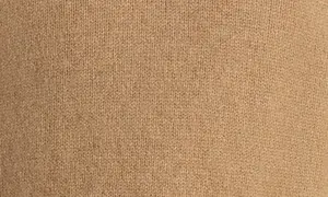 Khaite Leni Stretch Merino Wool & Cashmere Polo Sweater - Camel
