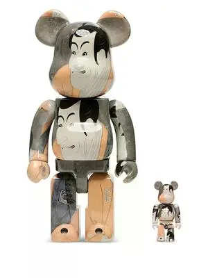 MEDICOM TOY Be@rbrick Boston Museum Figurine Set - Grey