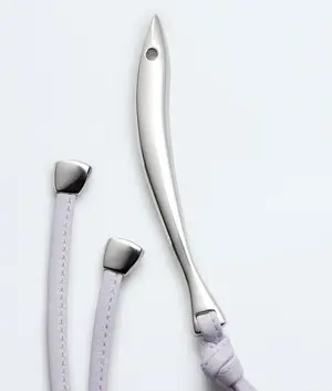 Bottega Veneta Sardine Leather Necklace