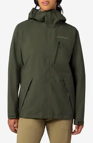 MARMOT Waterproof Hooded Jacket Nori
