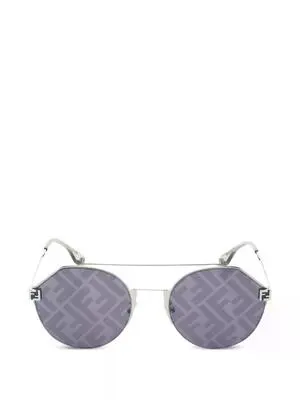 Fendi Silver Tone Eyewear For Men