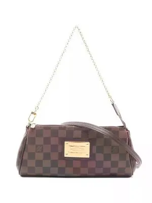 LOUIS VUITTON 2015 Eva Chain Leather Shoulder Bag - Brown