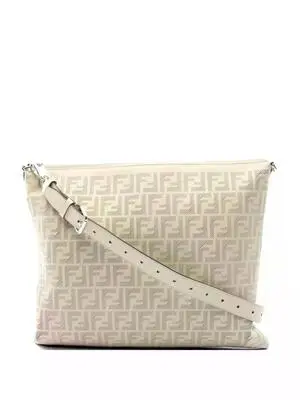 Fendi 2010s After Ff Shoulder Bag - Neutrals